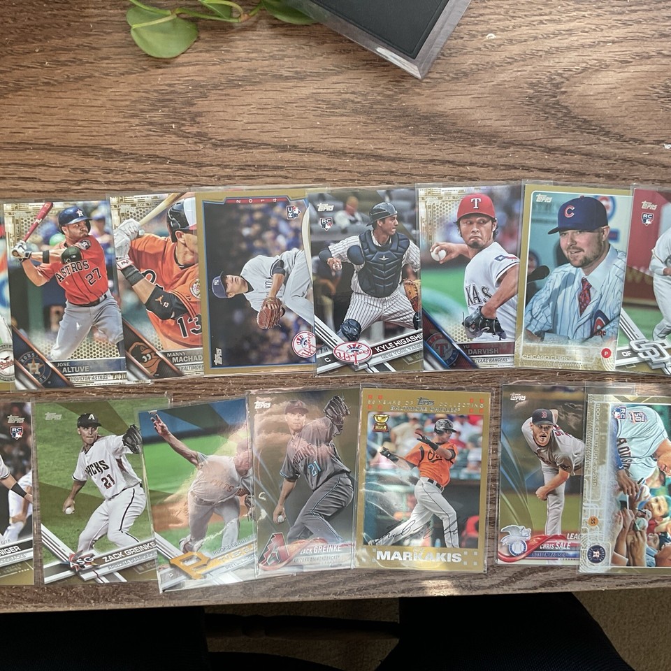 (200+) Topps Gold Parallel Lot Various Years 2007-2022, Rookies RC ...