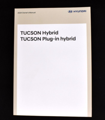 OEM 2024 Hyundai Tucson Hybrid Owner's Manual Book Owners Information ...