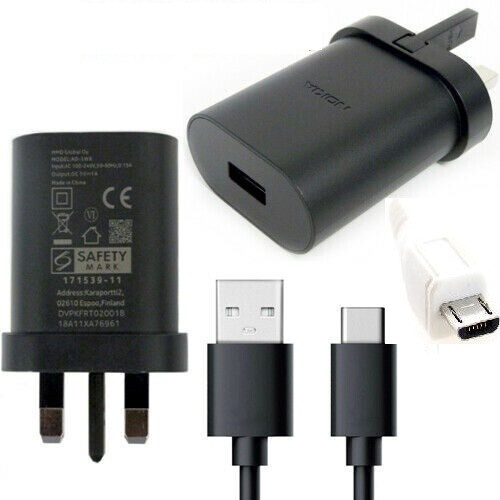 Fits Genuine Doro 6520 8030 8040 6030 5030 Mains Wall Charger Micro Usb ...