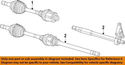 CHRYSLER OEM 14-21 ProMaster 1500 Drive Axles-Drive Axle 68159666AA | eBay