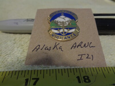Alaska Army National Guard I21 Unit Crest, DI, DUI (DRAW#216) | eBay