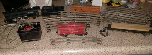 Vintage WORKING 1957 American Flyer 307 Reading Lines Train Set With ...