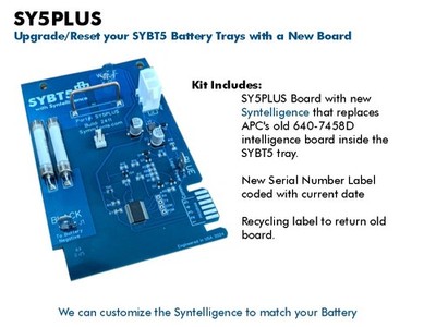 SYBT5 New Board for DIY Symmetra LX Battery Change - New SN, No Faults ...