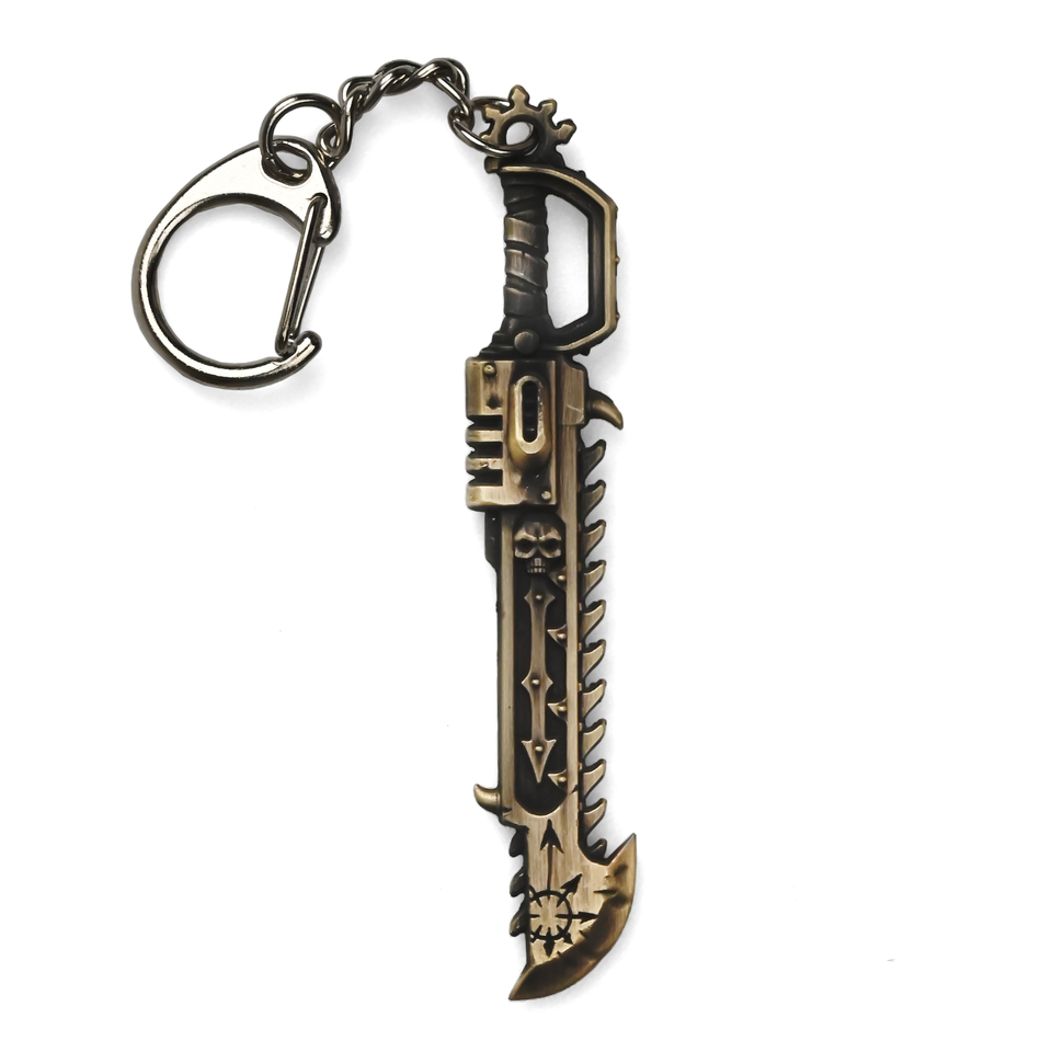 Chaos Chainsword | 7 cm | Metal | Keychain | Warhammer 40k | eBay
