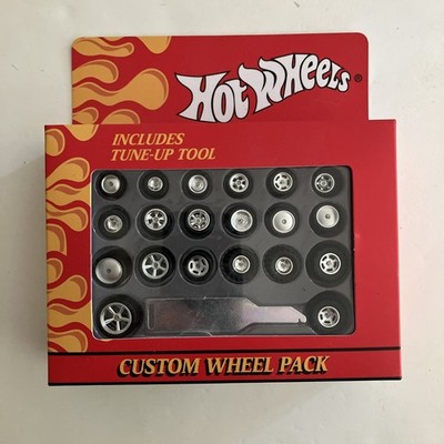 HOT WHEELS RLC Custom Wheel Pack Includes Tune-Up Tool Sealed NICE ...