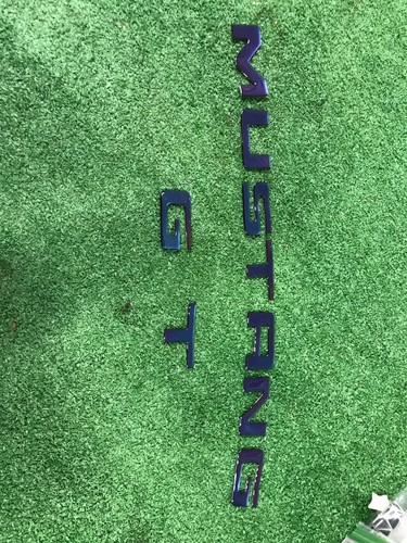 REAR BUMPER LETTERS INSERTS MYSTIC CHROME FOR MUSTANG MUSTANG GT 94-98 ...