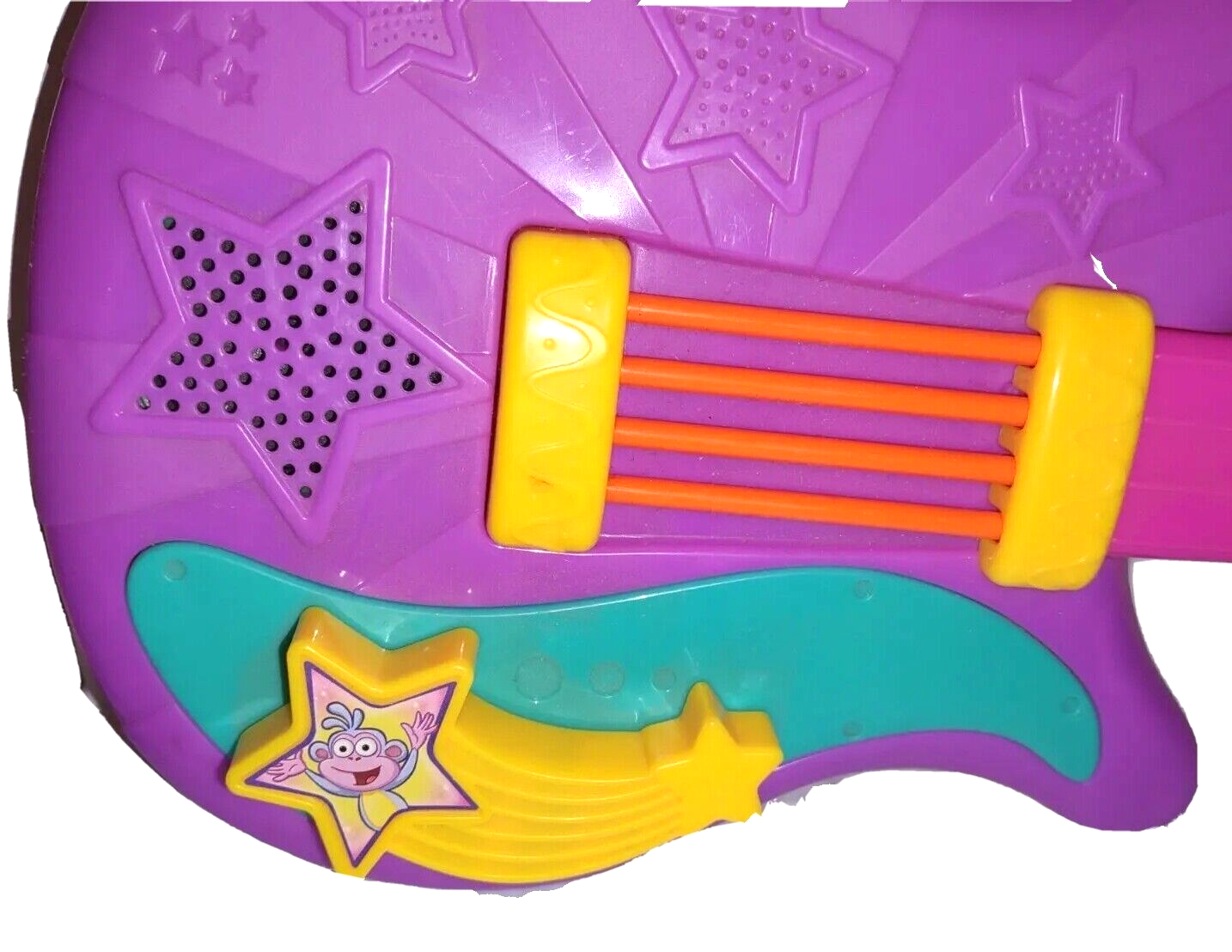 Fisher Price Dora the Explorer Singing Star Guitar Whammy Bar Strings ...