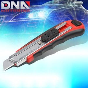 SAFETY RETRACTABLE BREAKAWAY DISASSEMBLE BLADE UTILITY KNIFE W/2 SPARE ...