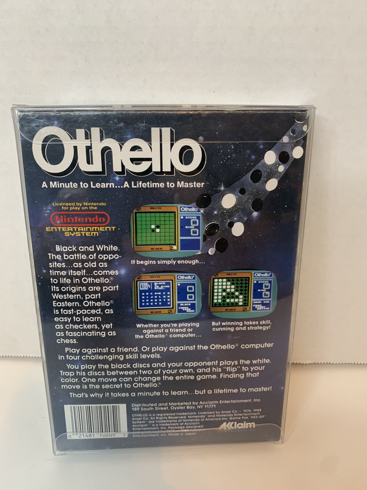 Othello NES (Nintendo Entertainment System, 1988) Authentic CIB TESTED ...