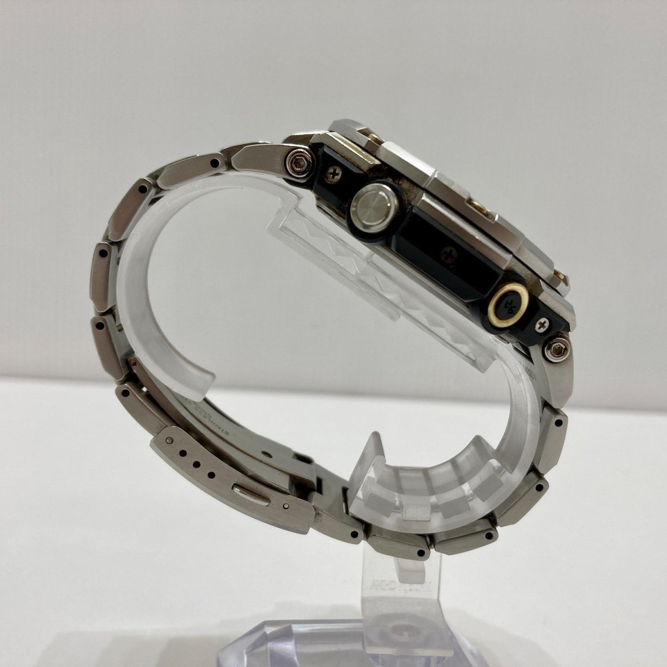 CASIO G SHOCK Full Metal GST B100 5513 Silver Black Tough Solar Casio ...