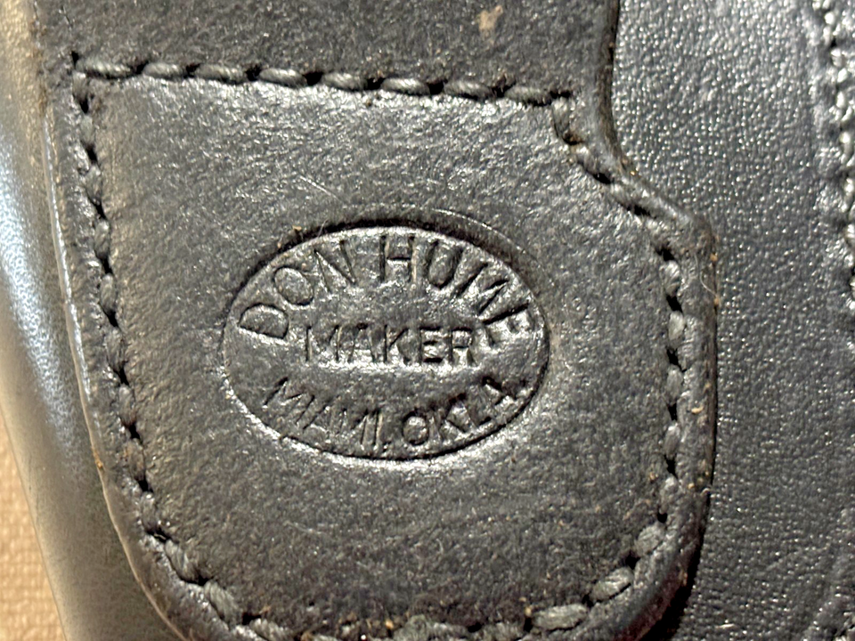 Vintage DON HUME Leather Hip Holster S&W K-frame 2.5" Revolver RH. Used ...