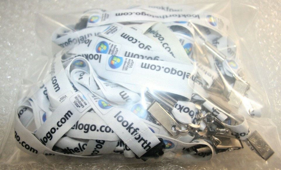 New Lot of 2 Microsoft Certified for Windows Vista Lanyards, Lanyard ...