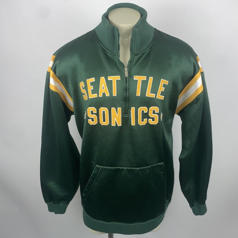 Seattle Supersonics Jacket Hardwood Classics Sonics Reebok coat vtg ...