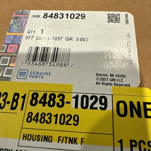 Genuine GM Fuel Tank Filler Pipe Housing 86805353 | eBay