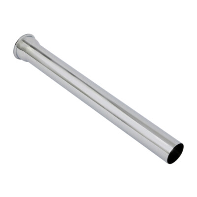 1-1/4”inx12”in Flanged Connection Long Tailpiece Tube Drain Chrome ...