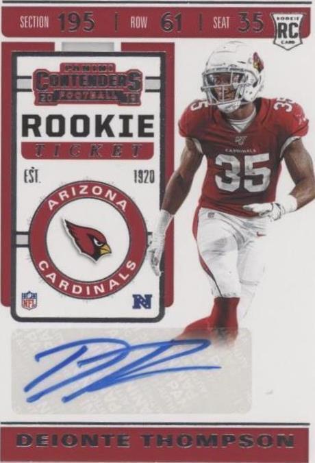 2019 Panini Contenders - Rookie Ticket Deionte Thompson #281 (AU, RC ...