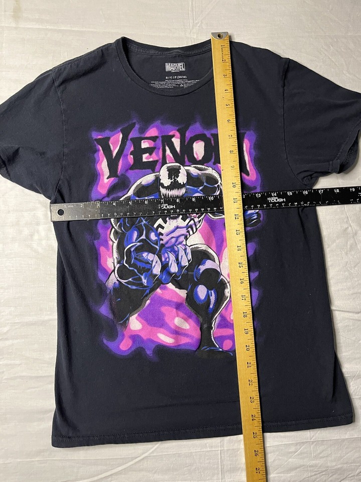 Marvel Venom T Shirt Men’s Size Small Graphic Short Sleeve Black | eBay