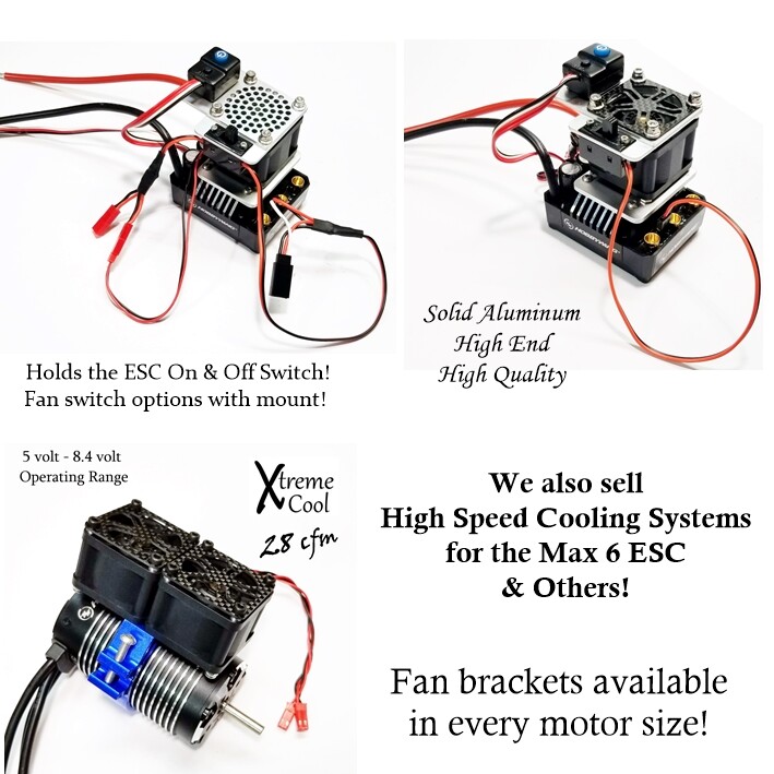 RCP-ESC Mount Fits Traxxas XRT XLX2 - Max 6 - Max 5 All in One Aluminum ...