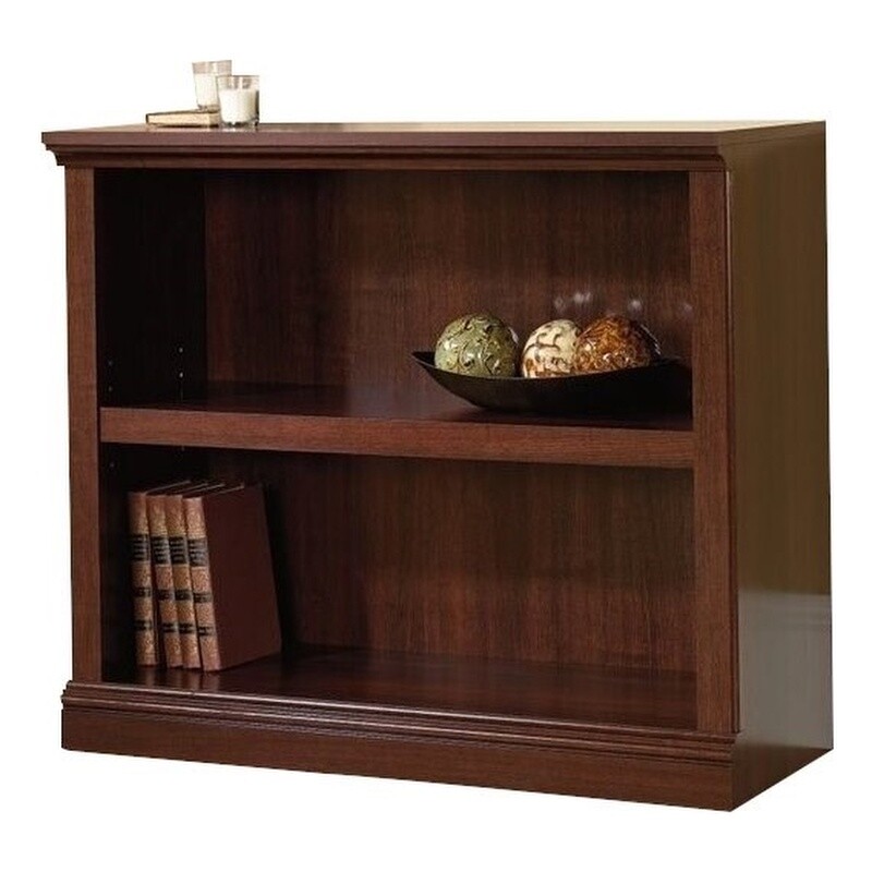 Sauder 2-Shelf Bookcase - Select Cherry Finish for sale online | eBay