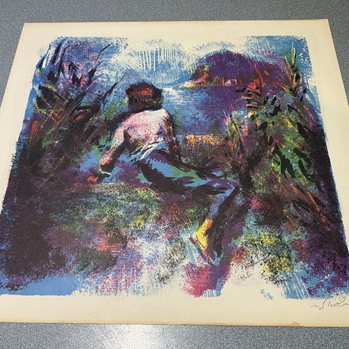 1983 Nicolas SIMBARI litho Art Print hand signed 13"x12.25" unframed | eBay
