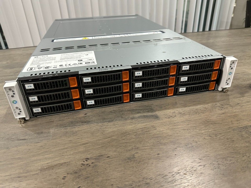 Rubrik R6408S APPLIANCE 4-NODE 72TB RAW SFP+ NIC RCDM INCL SUBS SERVER ...