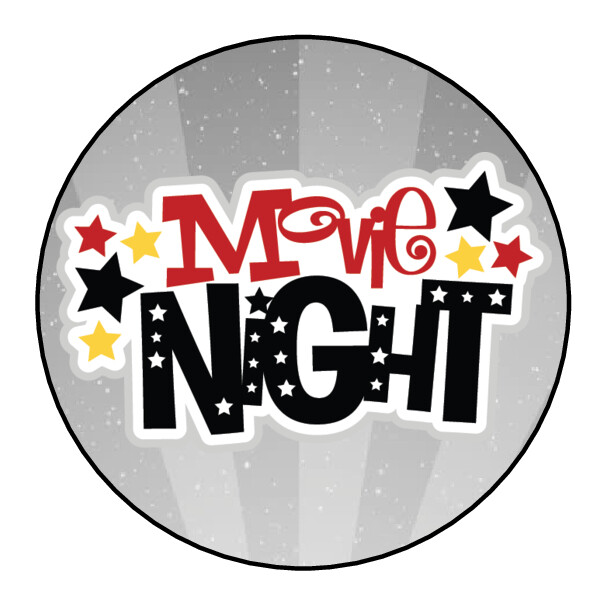 Kids Movie Night Clipart