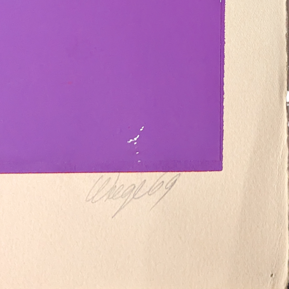 Vtg William Weege Song of Songs Silk Screen Mylar Print 1969 Nordness ...