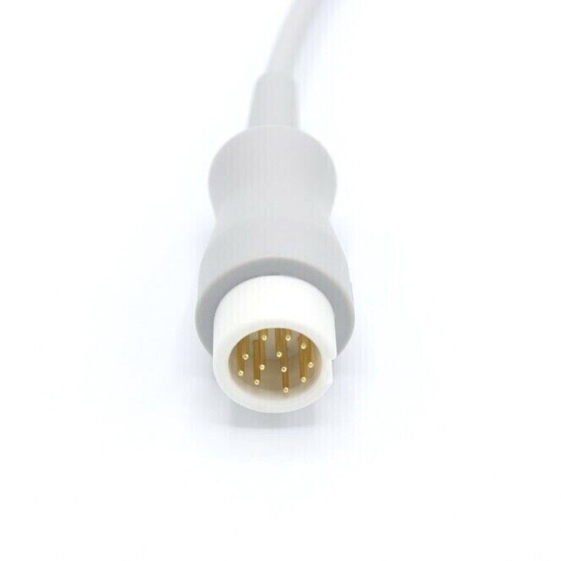 for Philips 12 Pin 3 Leads ECG EKG Trunk Cable Agilent, Heartstart ...