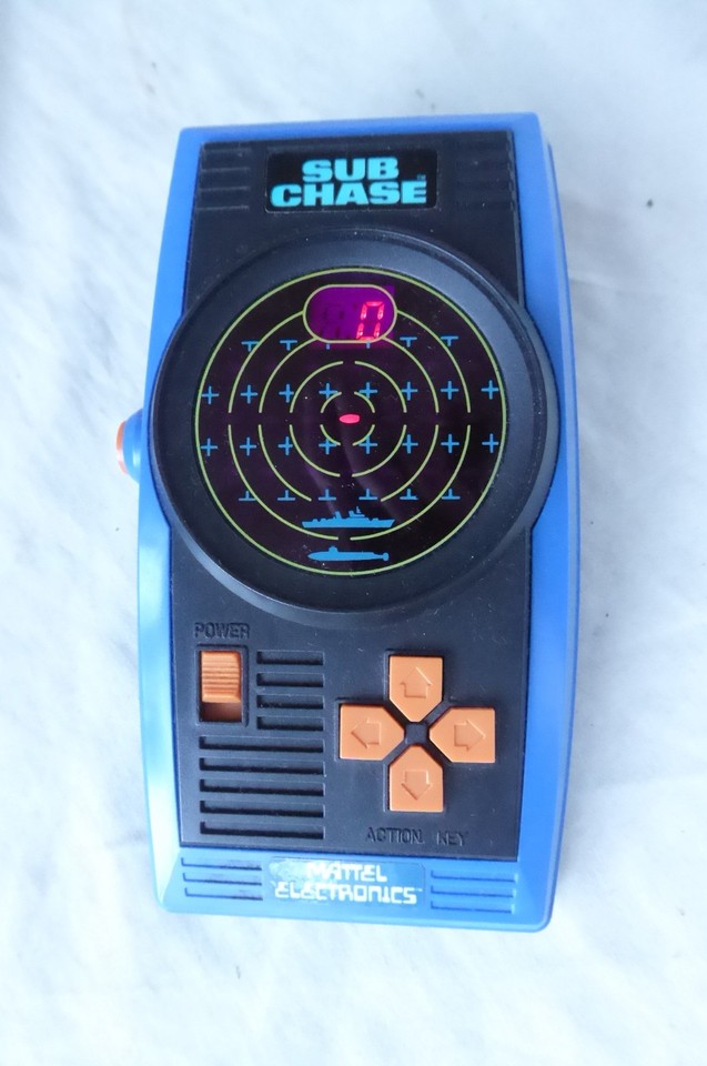 Vintage SUB CHASE Handheld Electronic Game by MATTEL JAPAN 1978 Tested ...