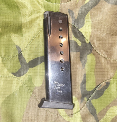 Sig Sauer OEM P210 Standard/Carry 8 Round 9mm Magazine, Gloss Blued ...