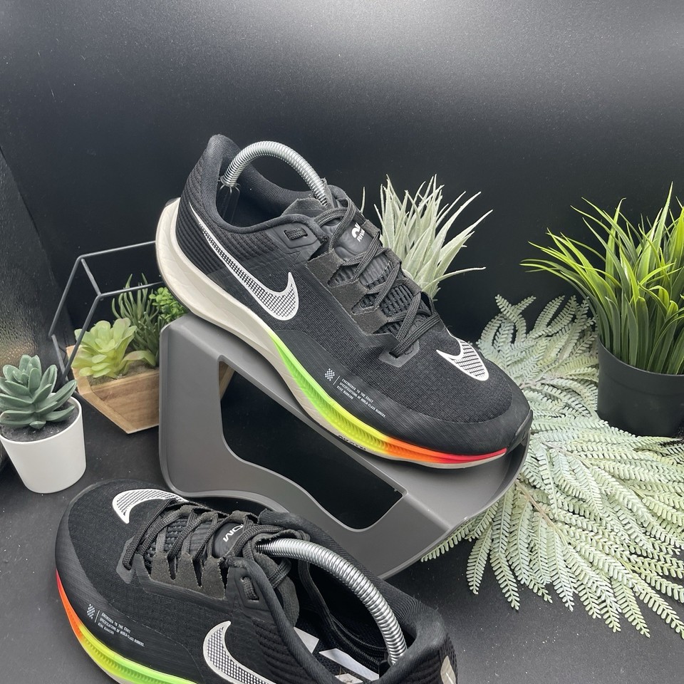 Nike air Zoom Rival Fly 3 Black White Running Trainers Men’s Uk8 Gym ...