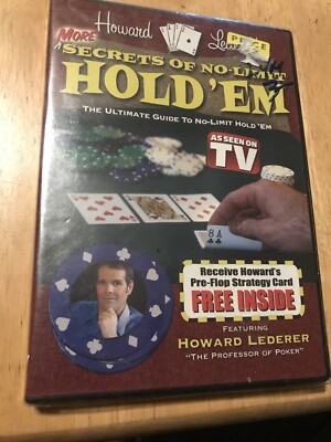 Howard Lederer - More Secrets of Texas No-Limit Hold Em (DVD, 2005) NEW ...