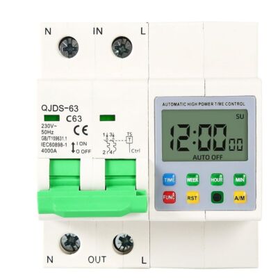 Timer Switch Circuit Breaker Automatic Timer Over Under Voltage Time ...