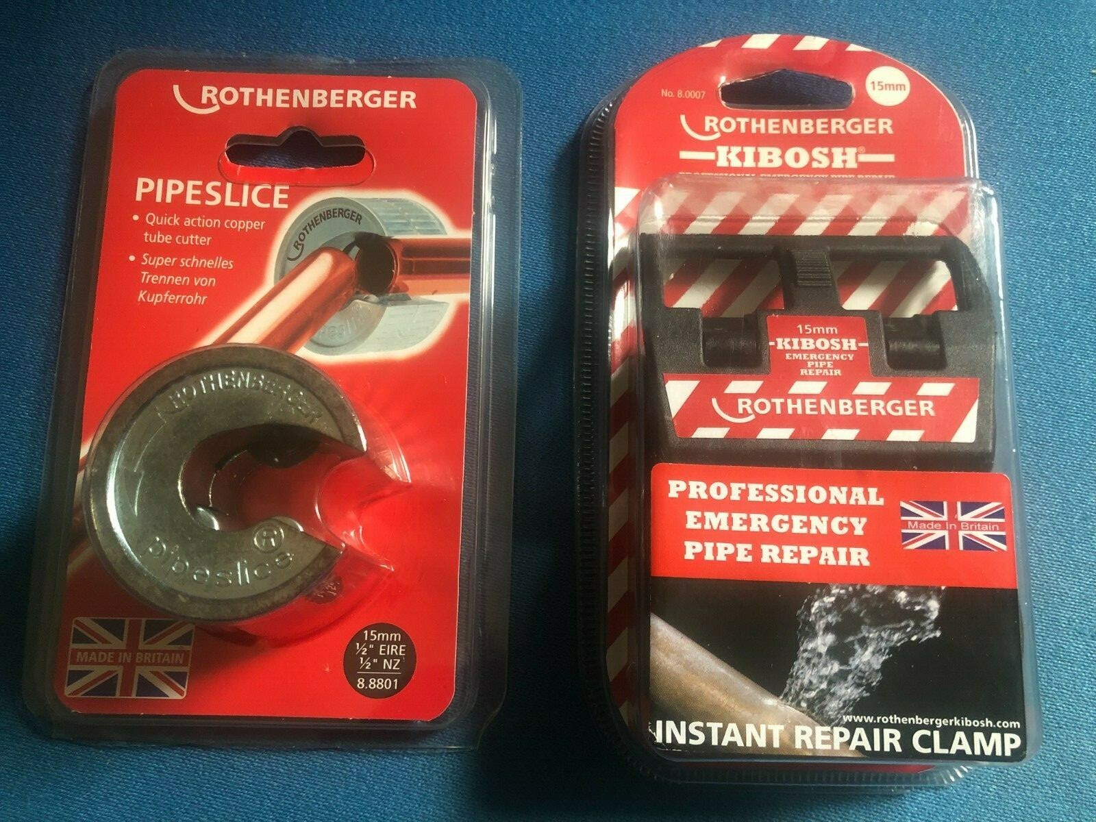 Rothenberger 88801 Pipeslice 15mm Copper Pipe Slice Cutter and kibosh ...