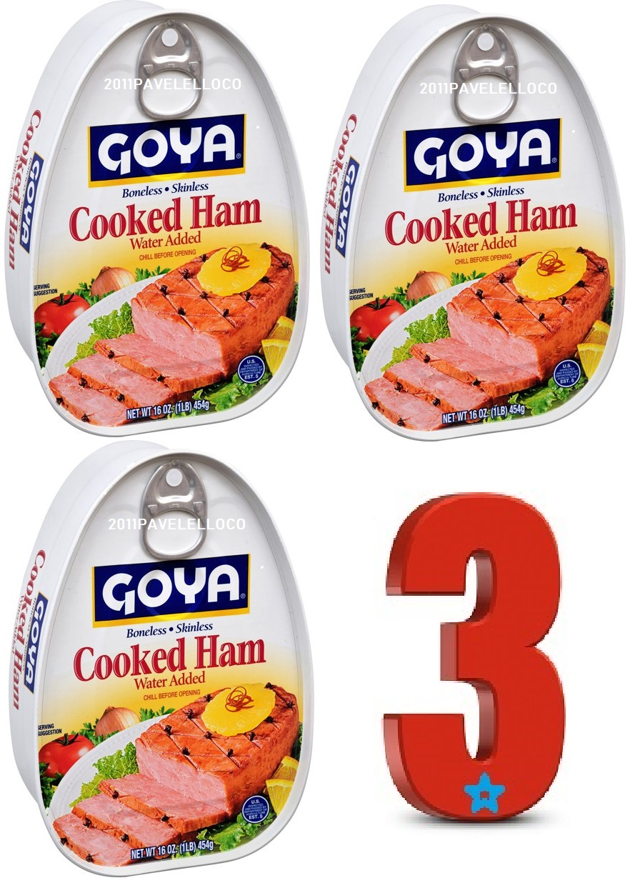 GOYA Boneless & Skinless Cooked Ham, Water Added, 1 Lb 1,3 O 5 | eBay