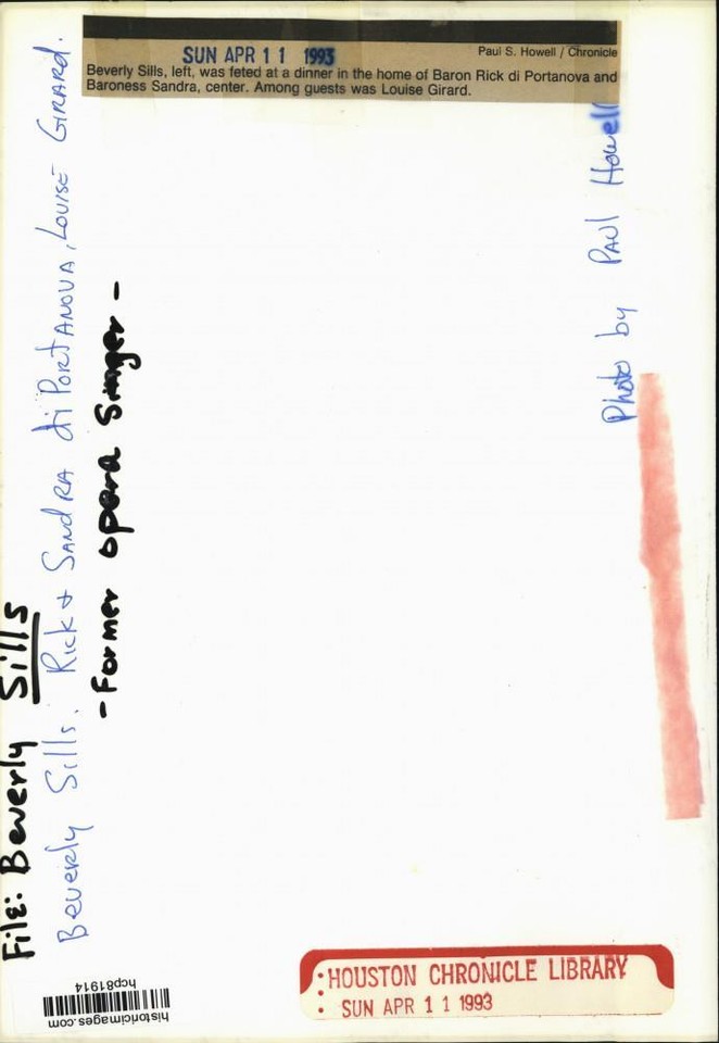 1993 Press Photo Dinner Guests of Baron Rick di Portanova and Baroness ...