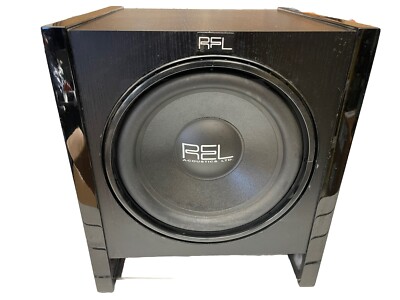 REL T2 Sub Bass System T-2 Subwoofer, Black Finish. Power Cord And ...
