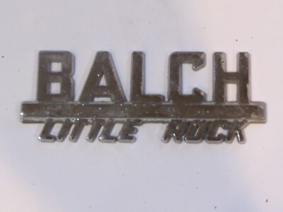 Vintage Balch Oldsmobile Little Rock Arkansas Metal Dealer Badge Emblem ...