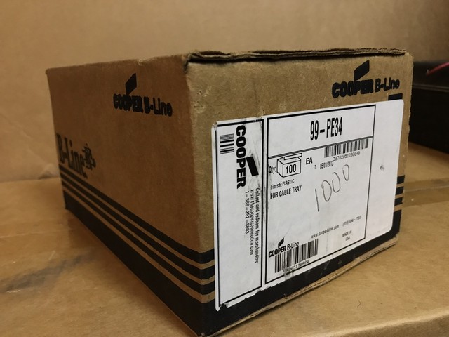 Cooper B-line Finish Plastic for Cable Tray 99-pe34 for sale online | eBay