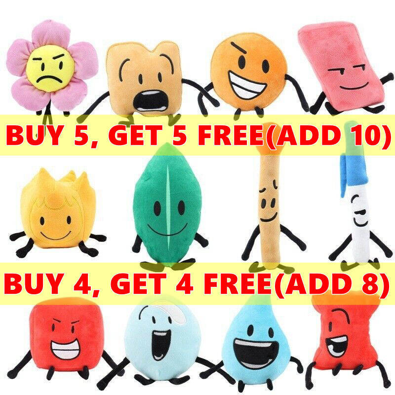2025 Bfdi Plush Stuffed Doll Plush Battle For Dream Island Children Day ...