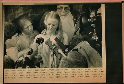 AP Laserphoto-1984-Ware MA-Debbie Irwin Press Conference-Ware District ...