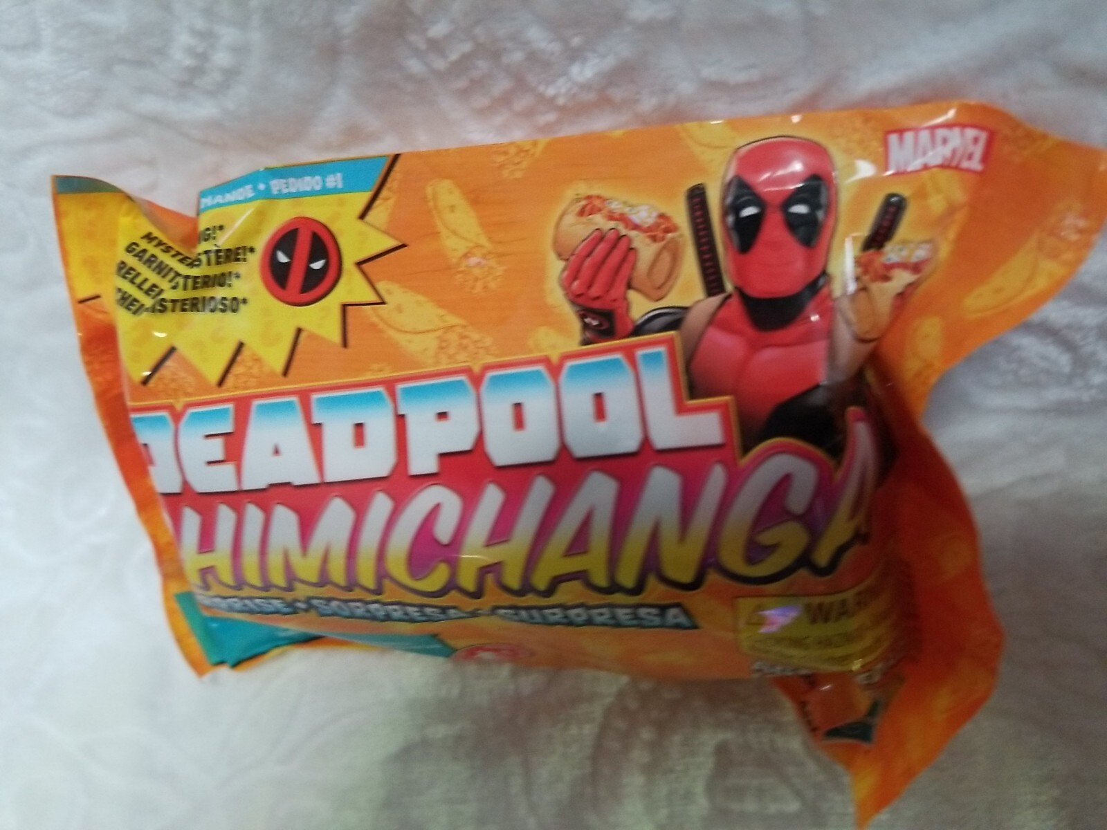 Marvel Deadpool Chimichanga Meat Suit Dead Pool X-force Grey Figure ...