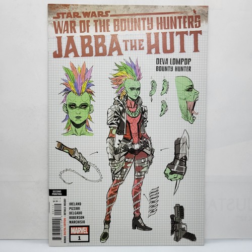Star Wars War Of The Bounty Hunters Jabba The Hutt #1 Deva Lompop 2nd ...