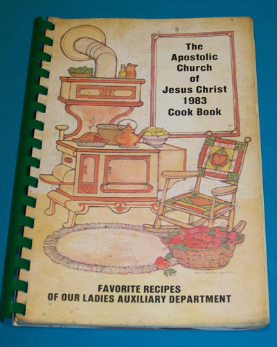 Apostolic Church of Jesus Christ Cookbook Richmond VA 1983 Virginia | eBay