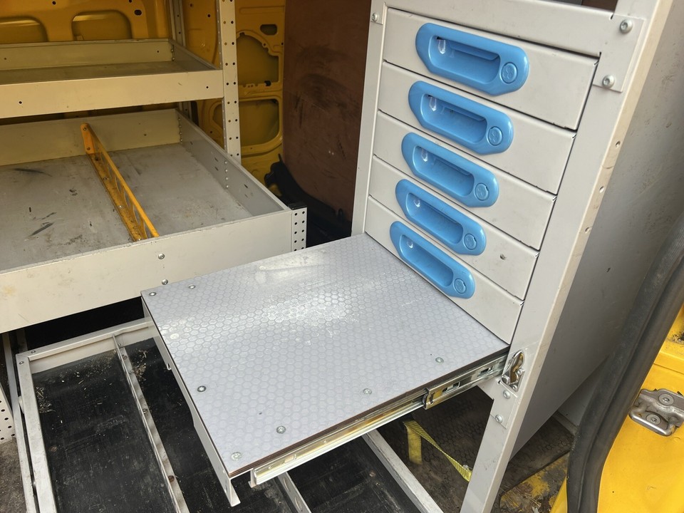 VAN RACKING SHELVING BOTT SORTIMO VAN SHELVING SHELVES WORKSHOP EX AA ...