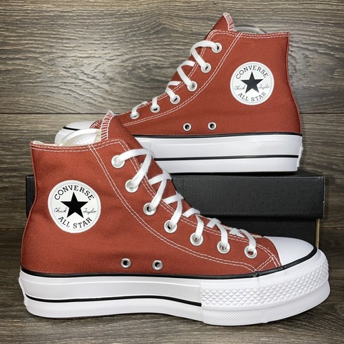 Converse Women's Chuck Taylor All Star Lift Red Platform Sneakers Shoes ...