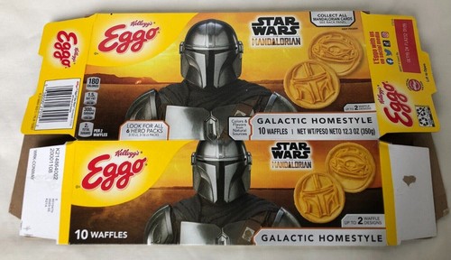Star Wars Mandalorian Eggo Trading Cards Flat Empty Box #3-MTFBWY, #11 ...