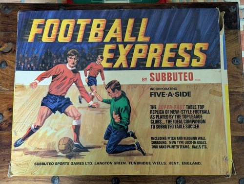 Subbuteo Football Express Five-a-Side. Pitch in VGC | eBay UK