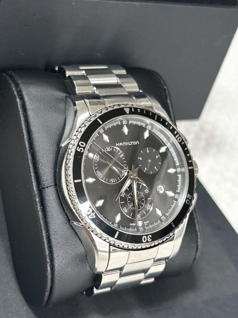 Battery Replaced Hamilton Jazzmaster Seaview Chrono - Gem