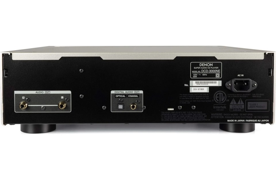 Denon DCD-3000NE Reference Series SACD/CD Player with DSD Playback ...